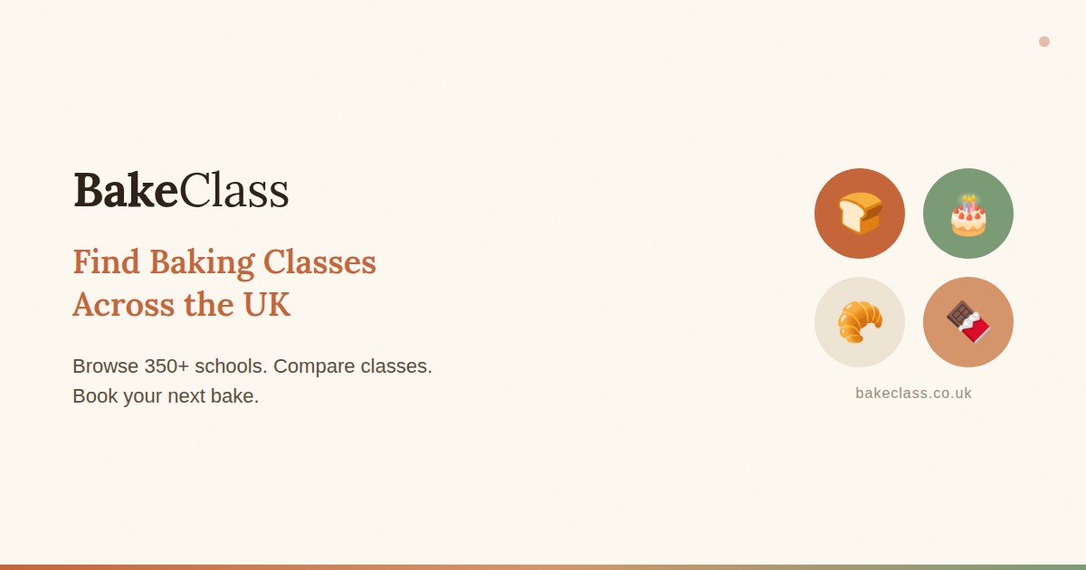 Baking Classes UK - Find & Book Near You | BakeClass